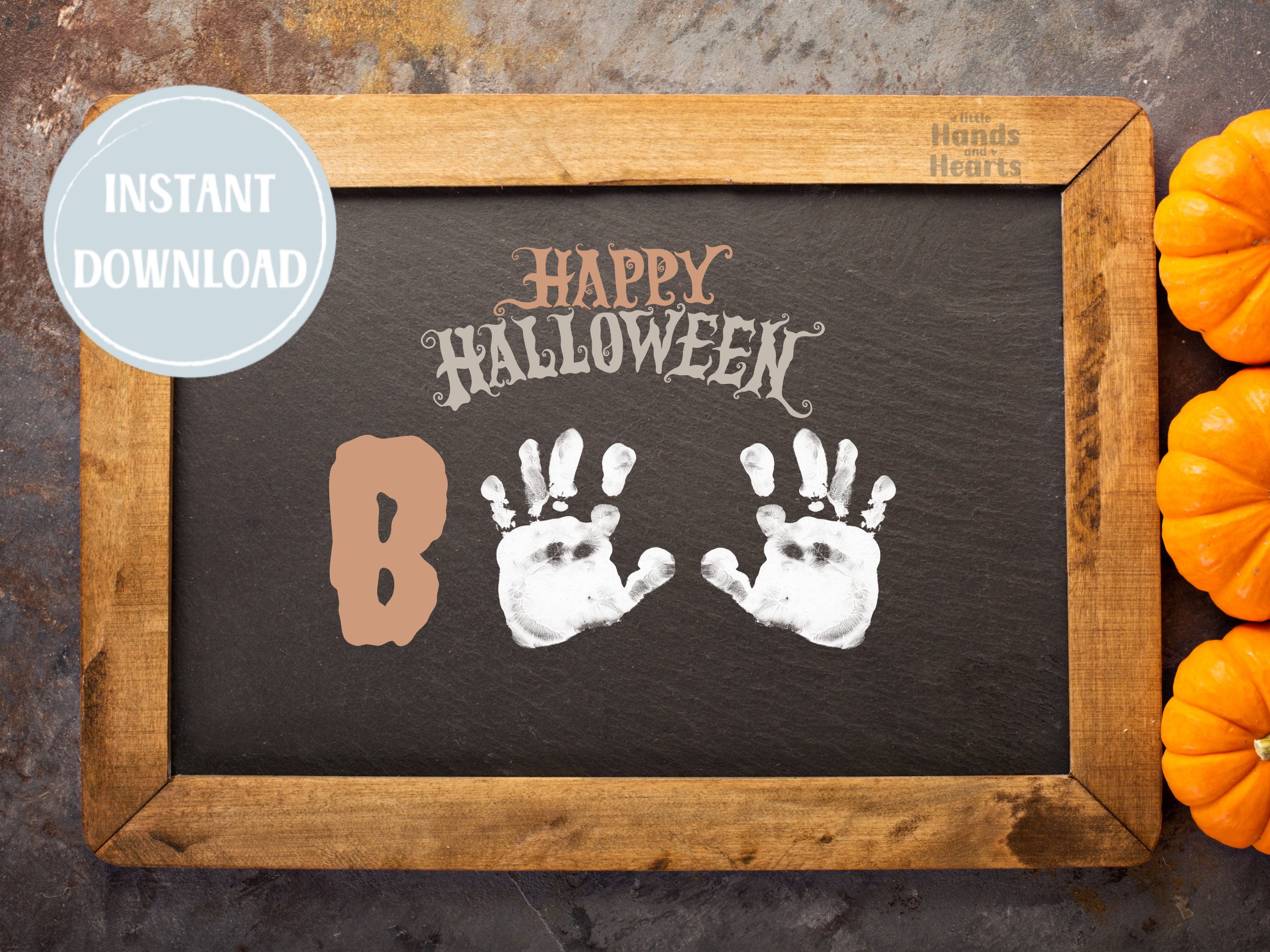 Halloween Handprint Craft Bundle Footprint Craft Spider Handprint Craft ...