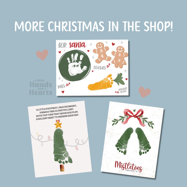 Christmas Tree Footprint Craft Christmas Poem First Christmas Art DIY ...