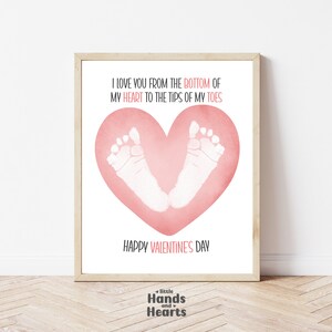 I Love From the Bottom of My Heart to the Tips of My Toes! Valentine's ...