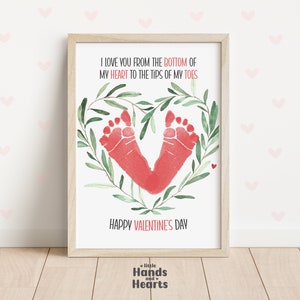 I Love From the Bottom of My Heart to the Tips of My Toes! Valentine's ...
