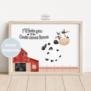 Farm Animal Handprint Craft Bundle Printable Personalized DIY Keepsake ...