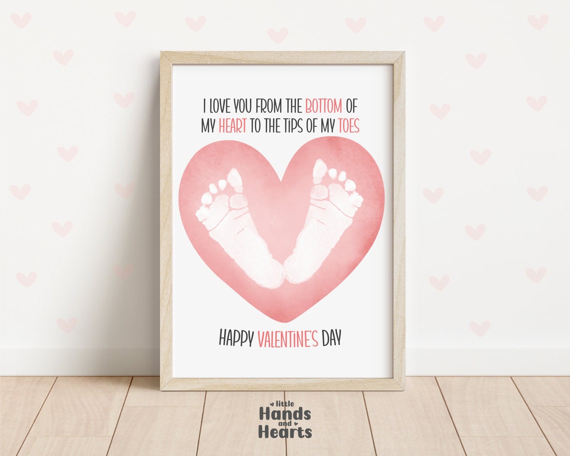 I Love From the Bottom of My Heart to the Tips of My Toes! Valentine's ...