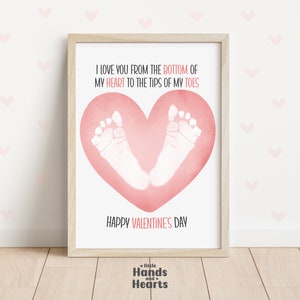 I Love From the Bottom of My Heart to the Tips of My Toes! Valentine's ...