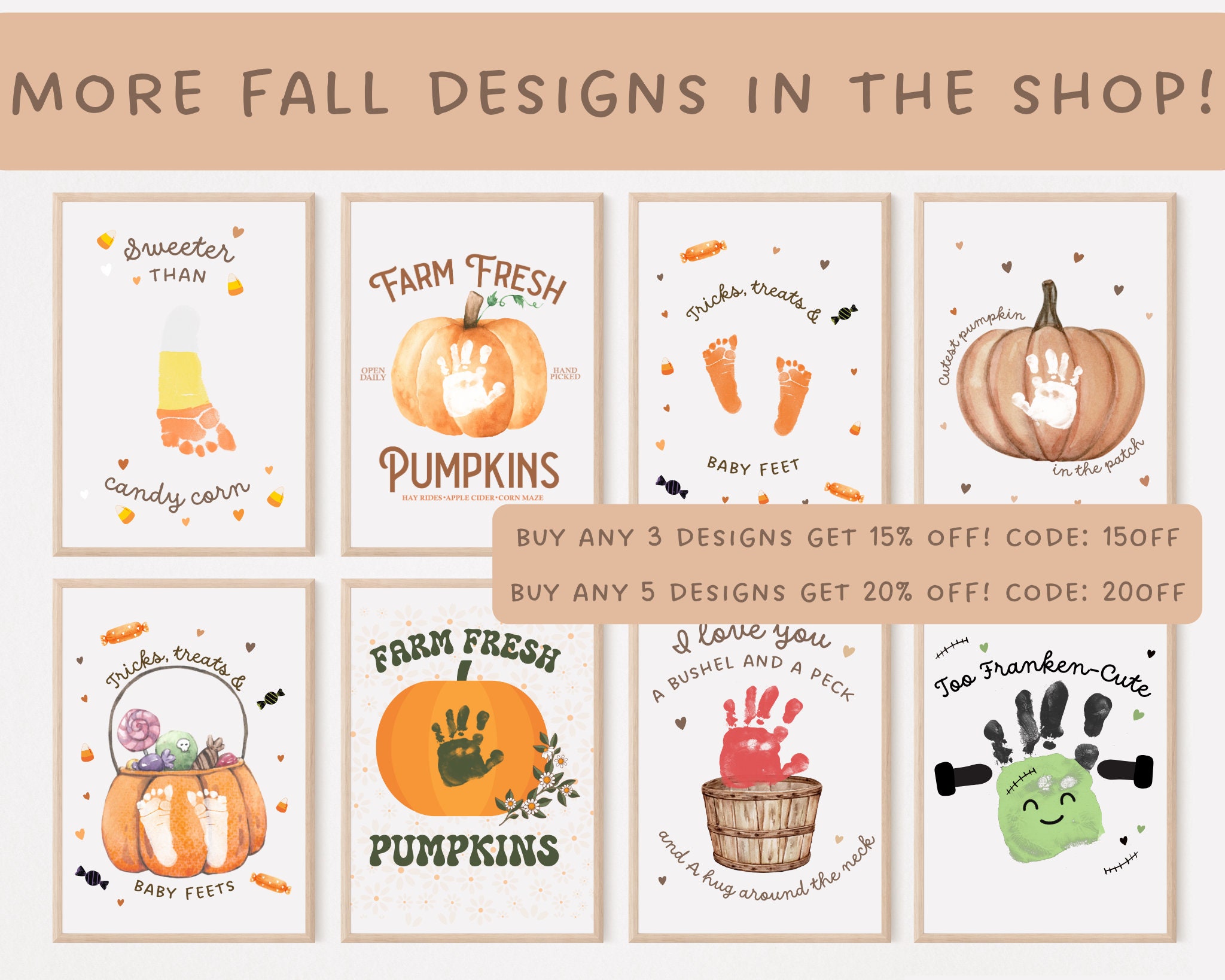 Candy Corn Footprint Art, DIY Halloween Keepsake (printable) - Etsy