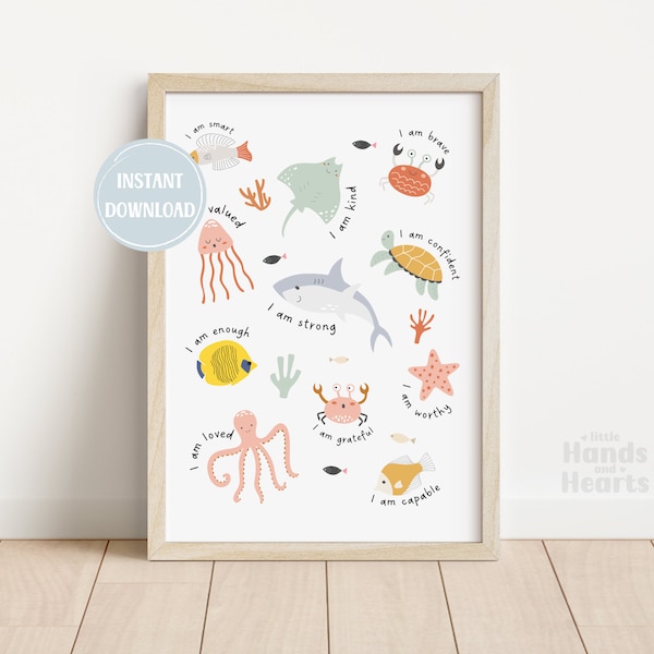 Affirmation Wall Art - Etsy