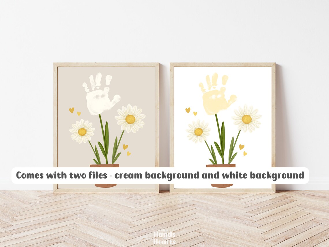Flower Handprint Craft Daisy Handprint Art Daisy Craft Handprint ...