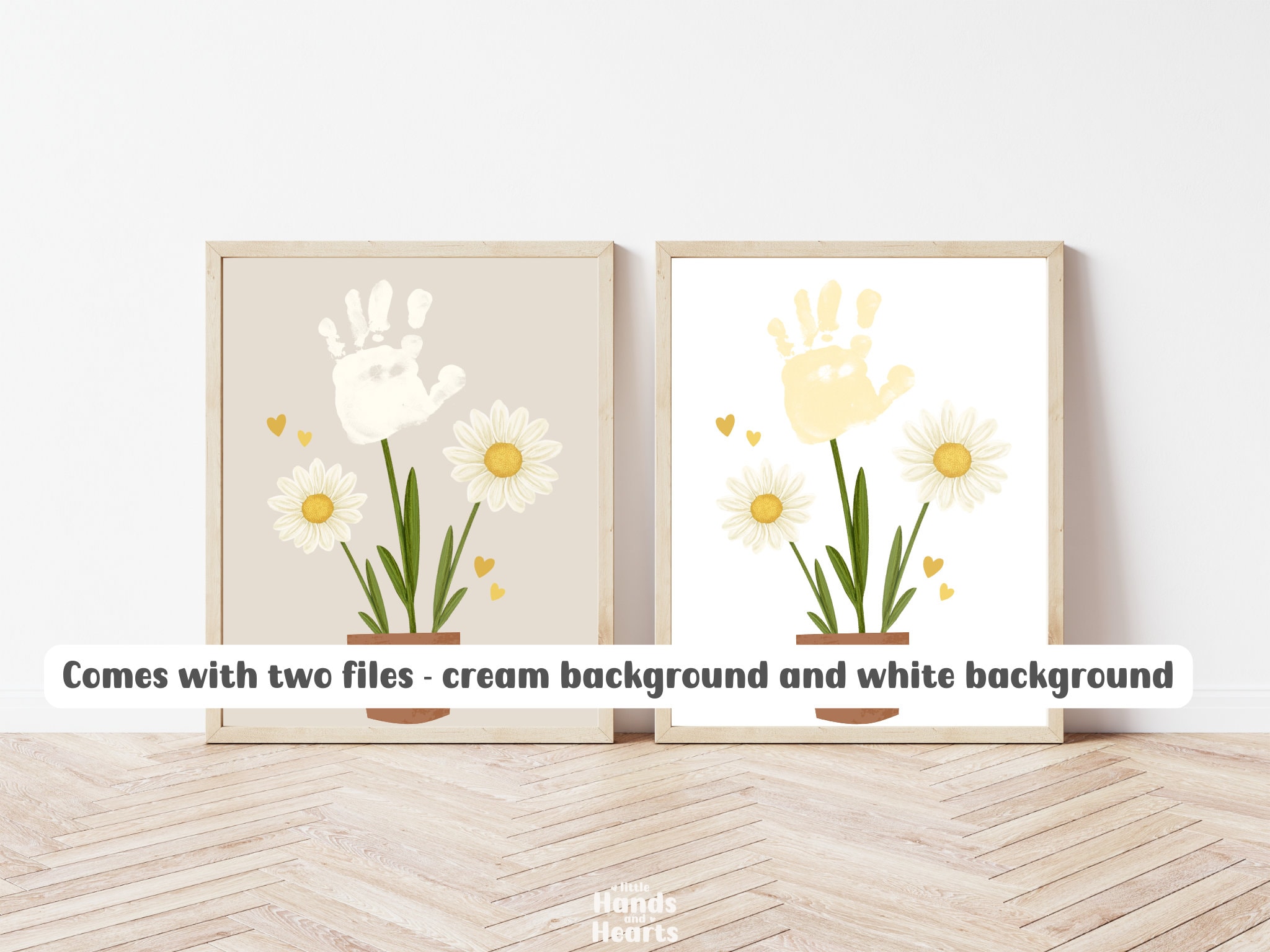 Flower Handprint Craft Daisy Handprint Art Daisy Craft Handprint ...