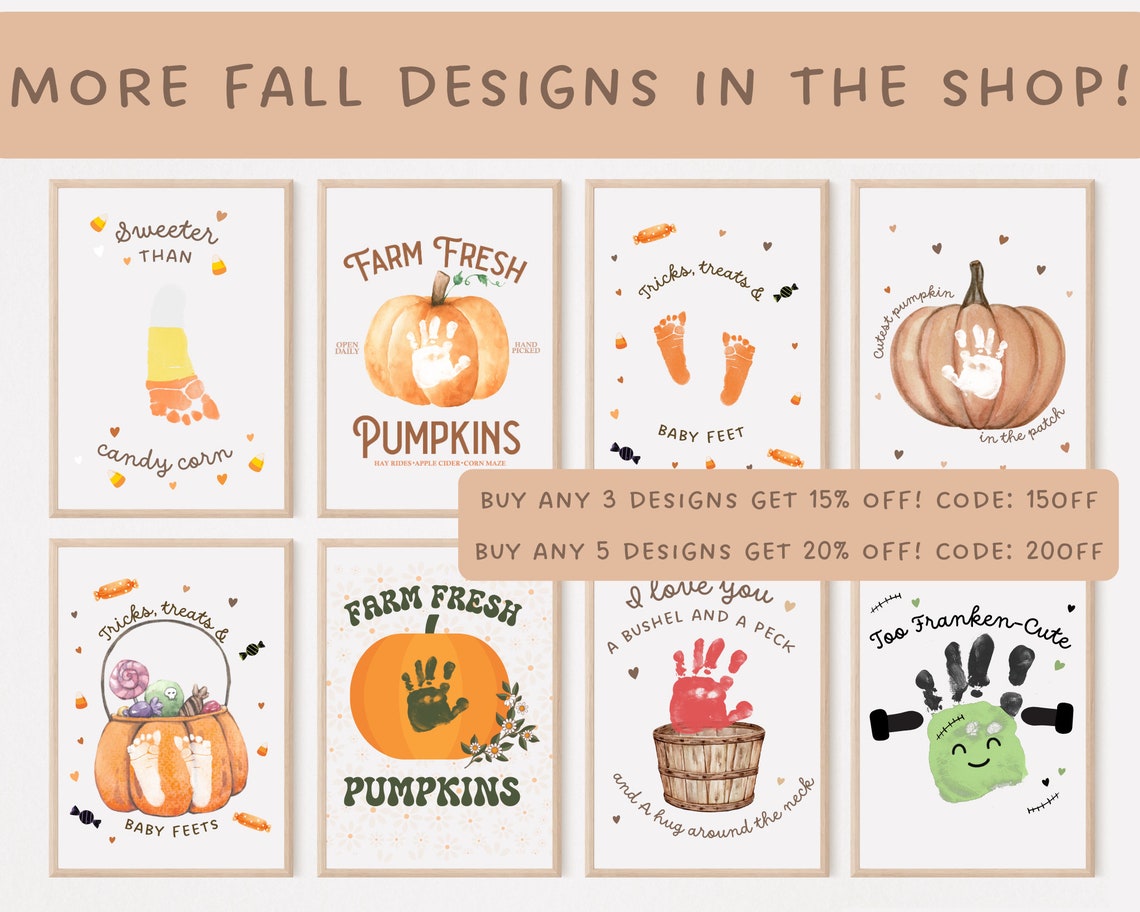 Pumpkin Pie Handprint Craft Fall Handprint Craft Handprint Art ...