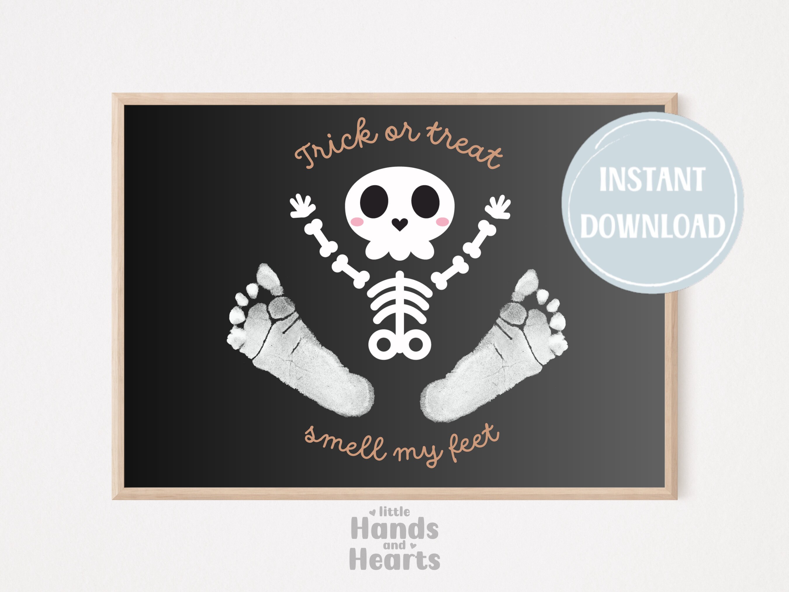 Halloween Handprint Craft Bundle Footprint Craft Spider Handprint Craft ...