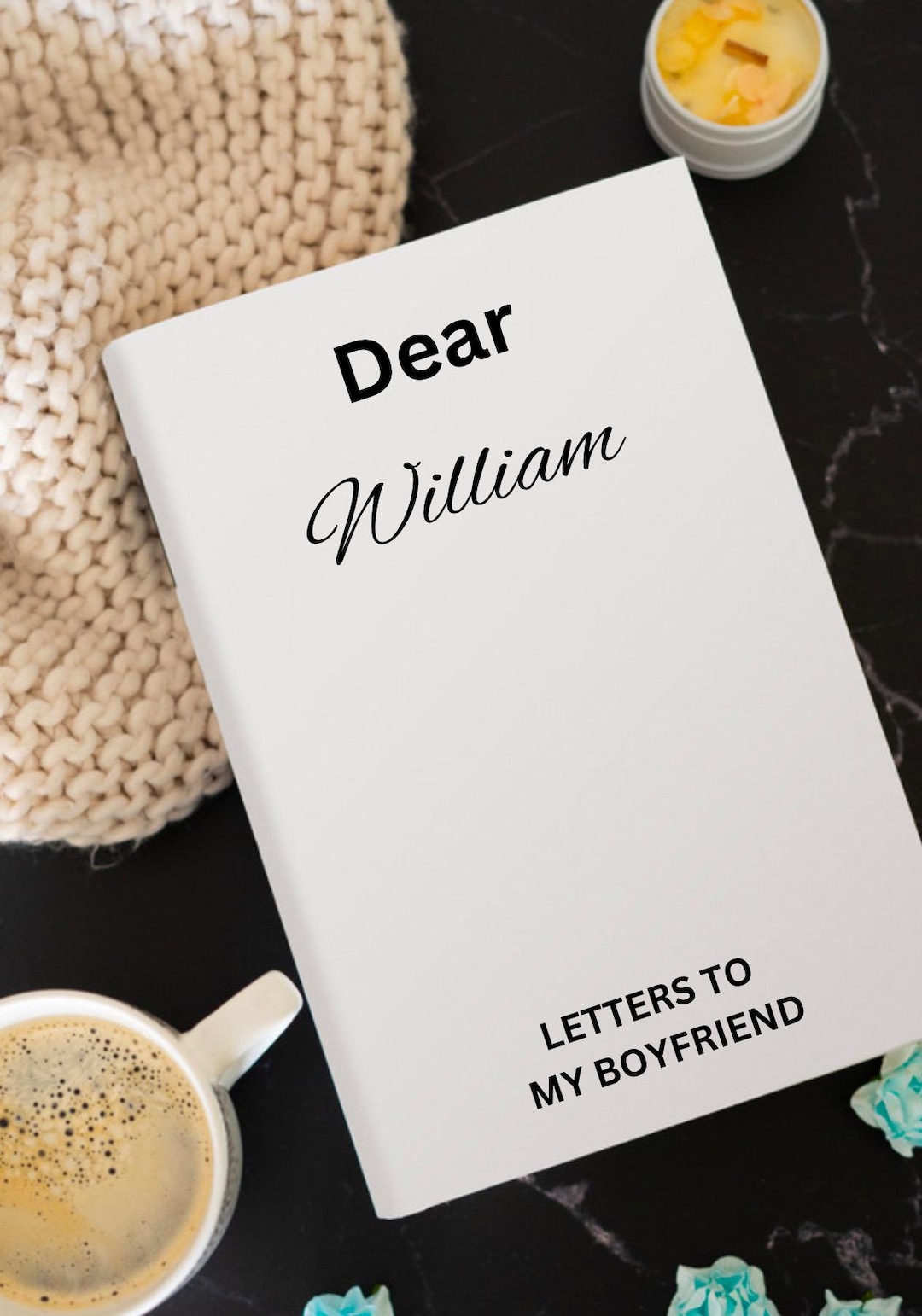 Love Letters to My Boyfriend, Custom Boyfriend Memory Journal ...