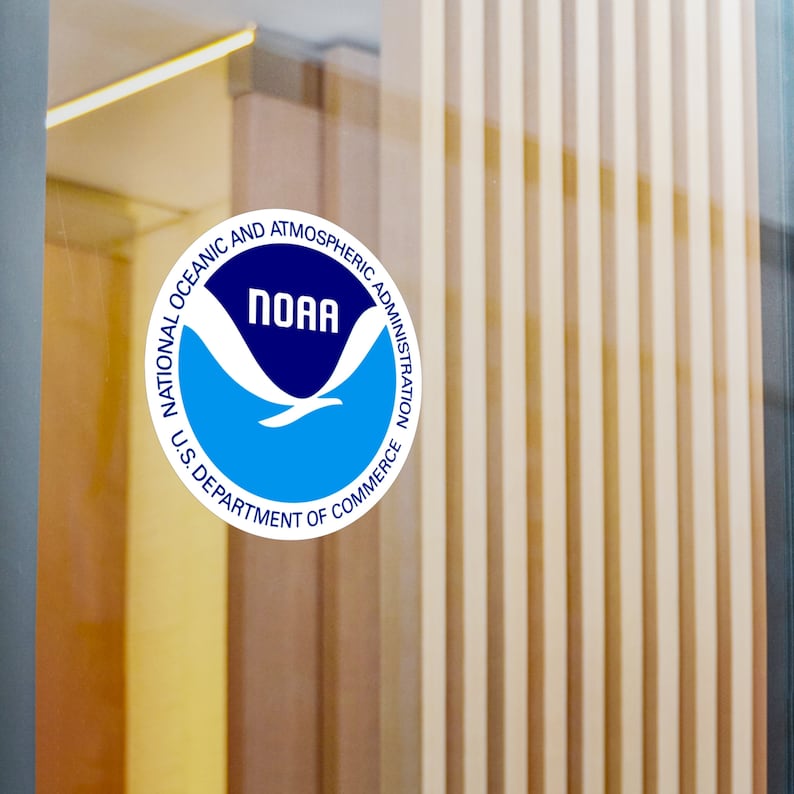 NOAA Weather Vinyl Decal | Window Decal | Glass Decal | Meteorology ...