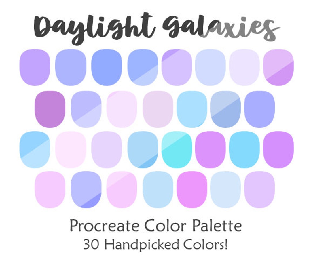 Daylight Galaxies Color Palette - Etsy