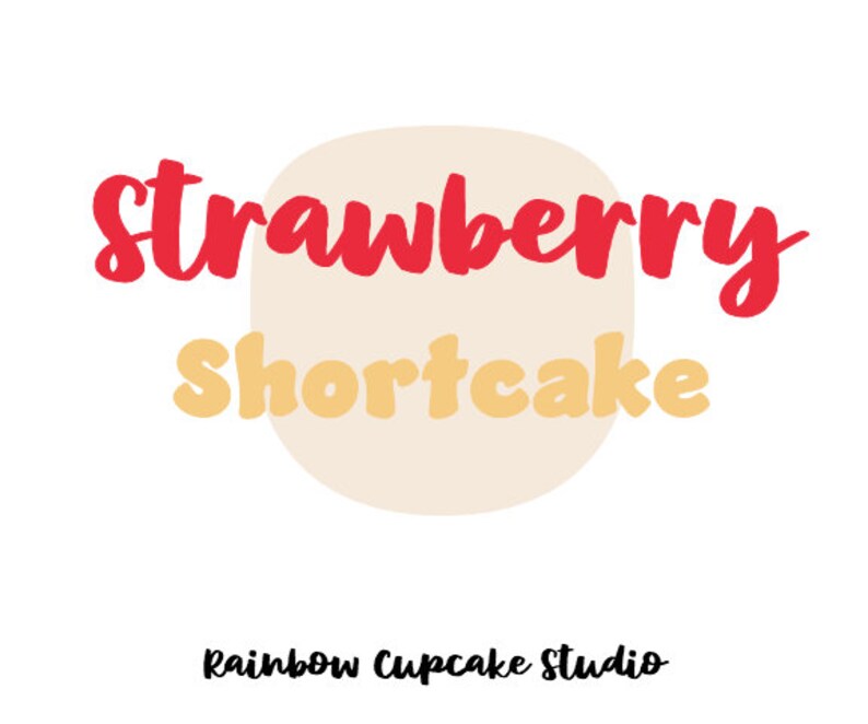 Strawberry Shortcake Color Palette - Etsy