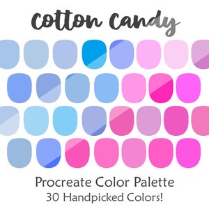 Cotton Candy Color Palette - Etsy