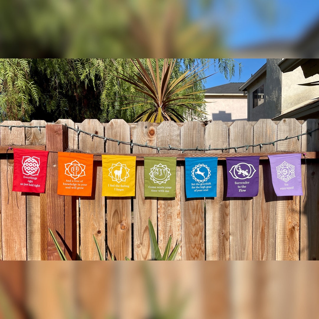 Phish Lyric & Icon Chakra Prayer Flags! Large Size - 2 Sizes to Choose ...