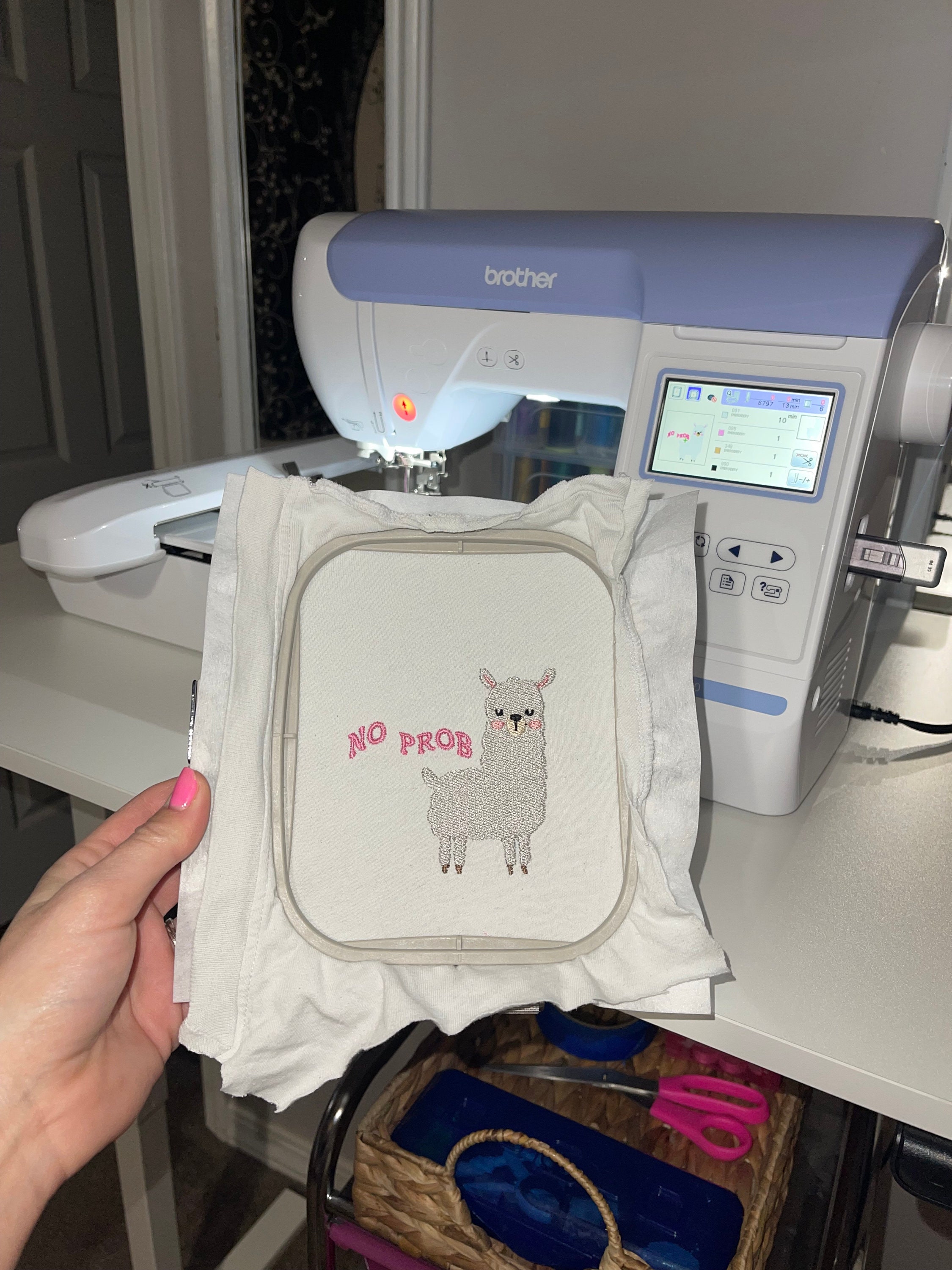 Llama Embroidery Bundle - Etsy