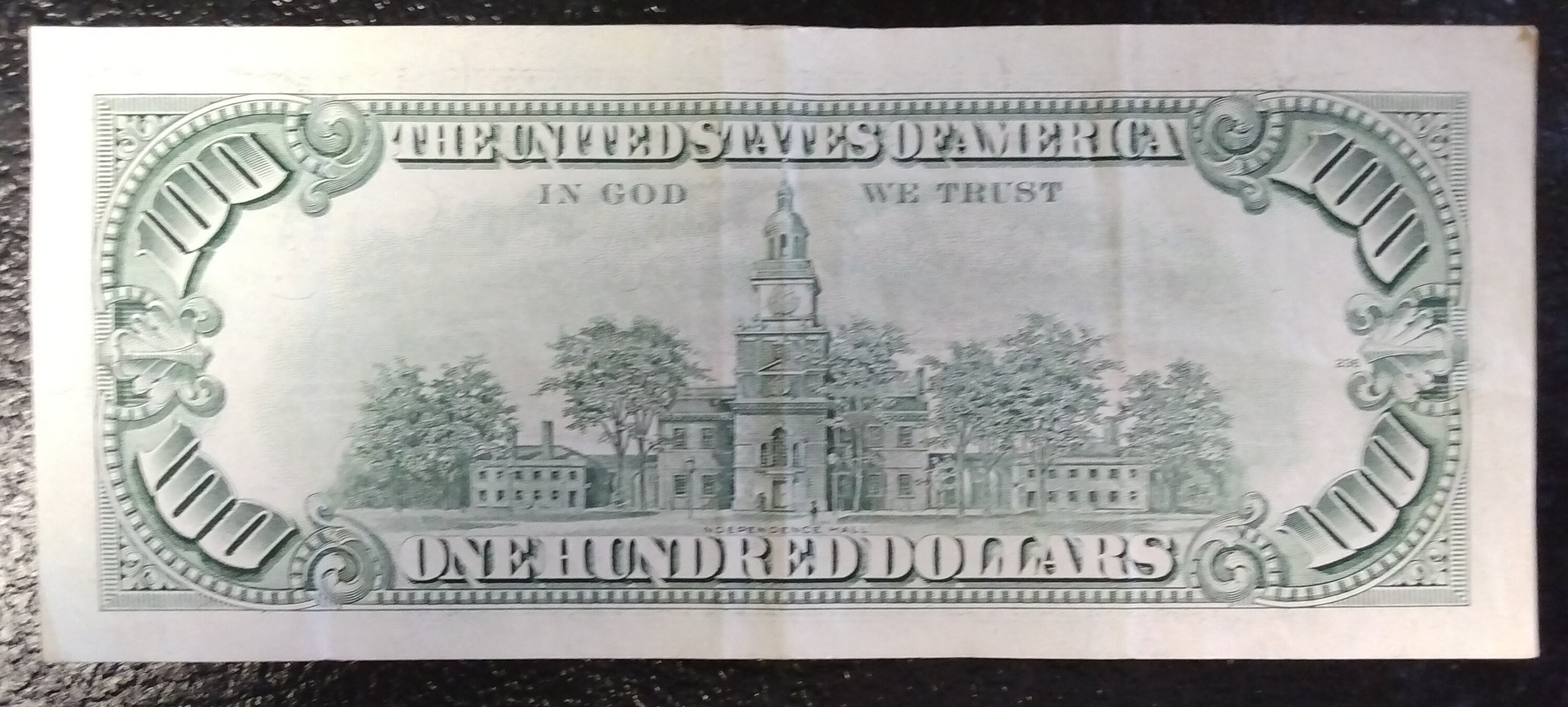 1993 Series 100 Dollar Federal Reserve Note-low Numbers-good Condition ...