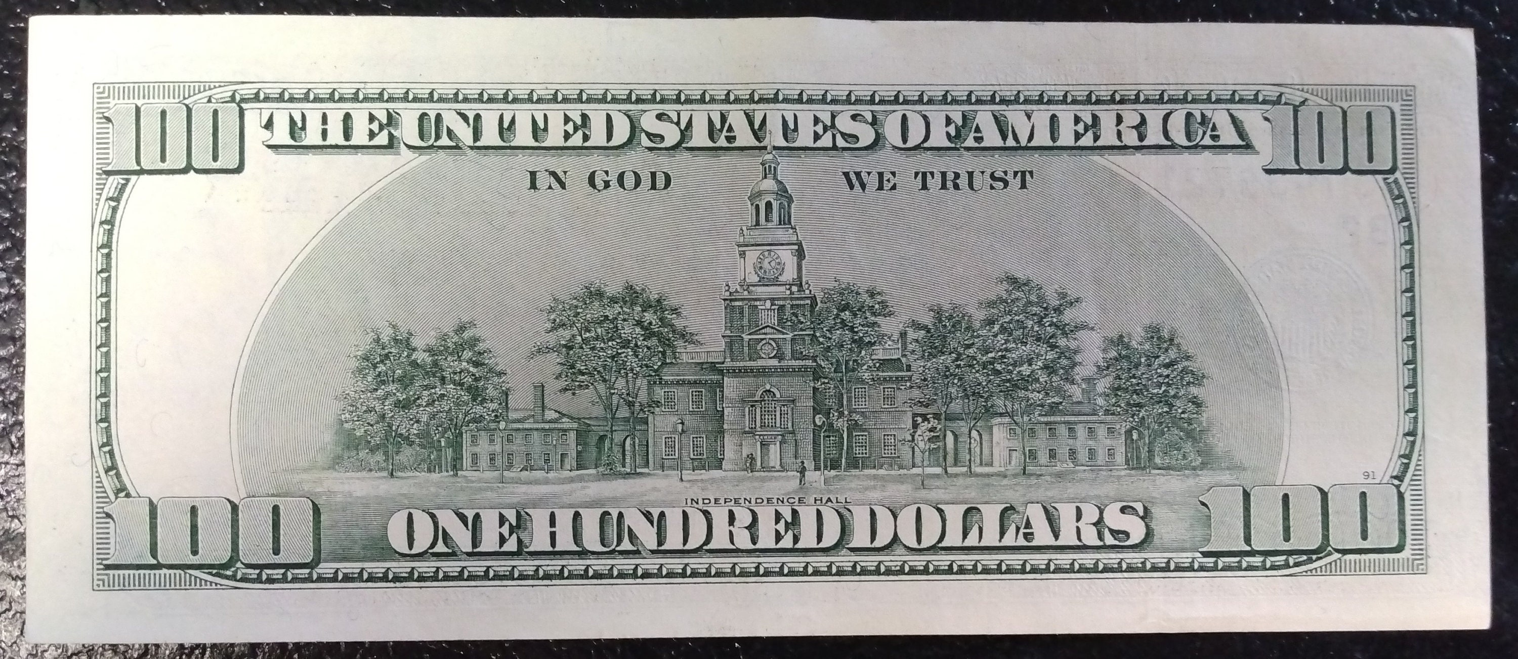 1996 Series 100 Doller Federal Reserve Note-misaligned - Etsy