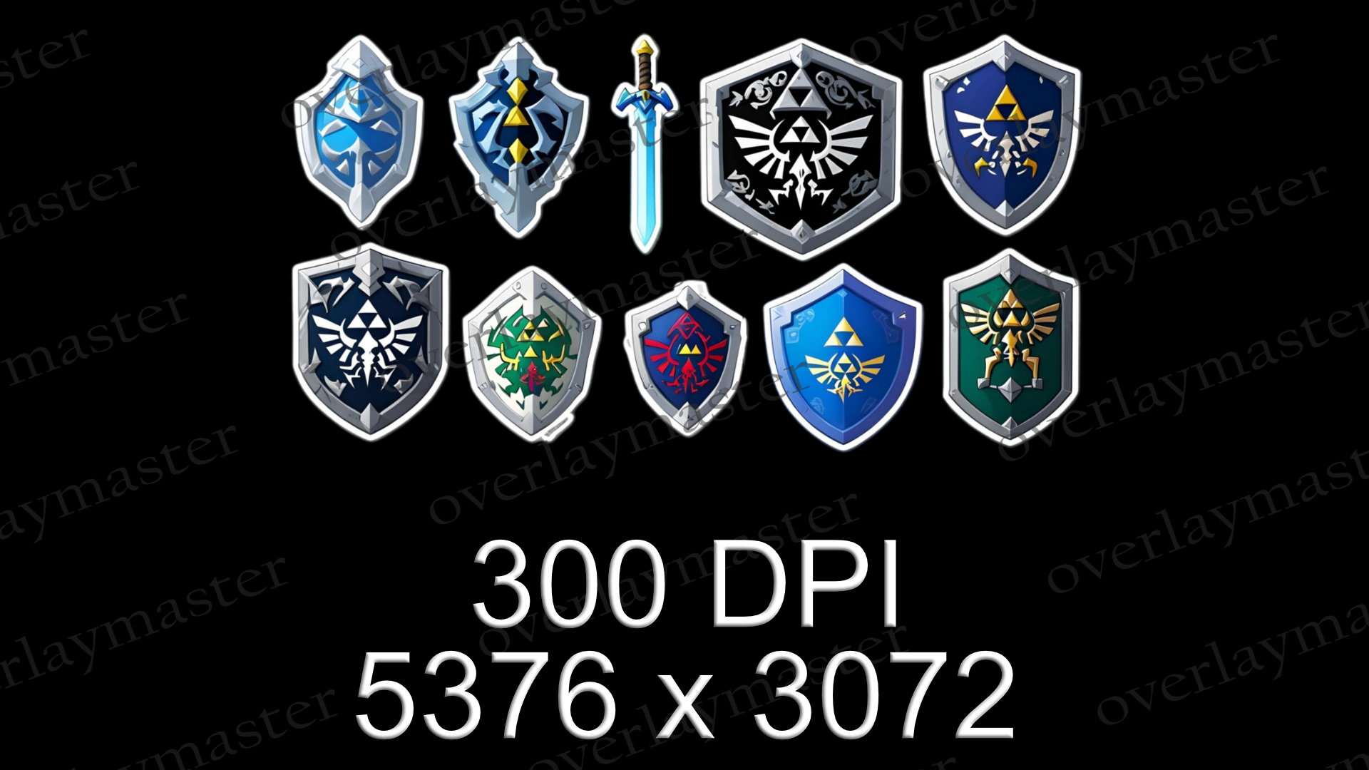 Zelda Characters Clipart Stickers Bundle Pack PNG +100 Designs - Icons ...