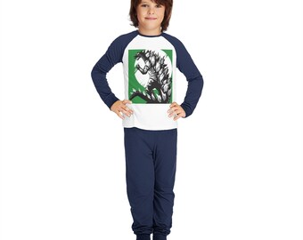 Godzilla Pajamas for Boys - Etsy