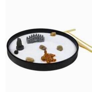 Desktop Zen Sand Garden Office Relaxation Kit Table Decorations Mini ...