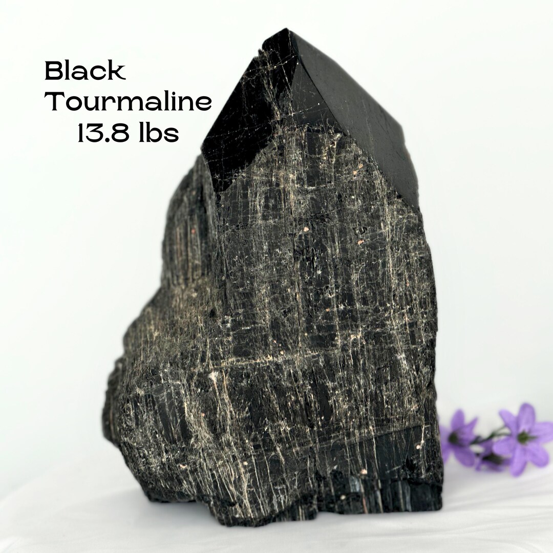 Black Tourmaline Raw Extra Large Tourmaline Rough Natural - Etsy