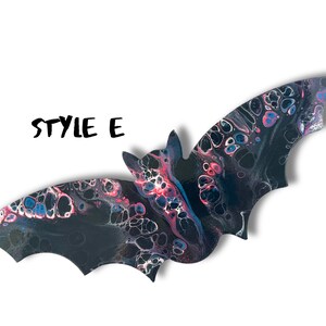 Hand Painted Bat Wall Decor: Gothic Halloween Home Decor - Etsy