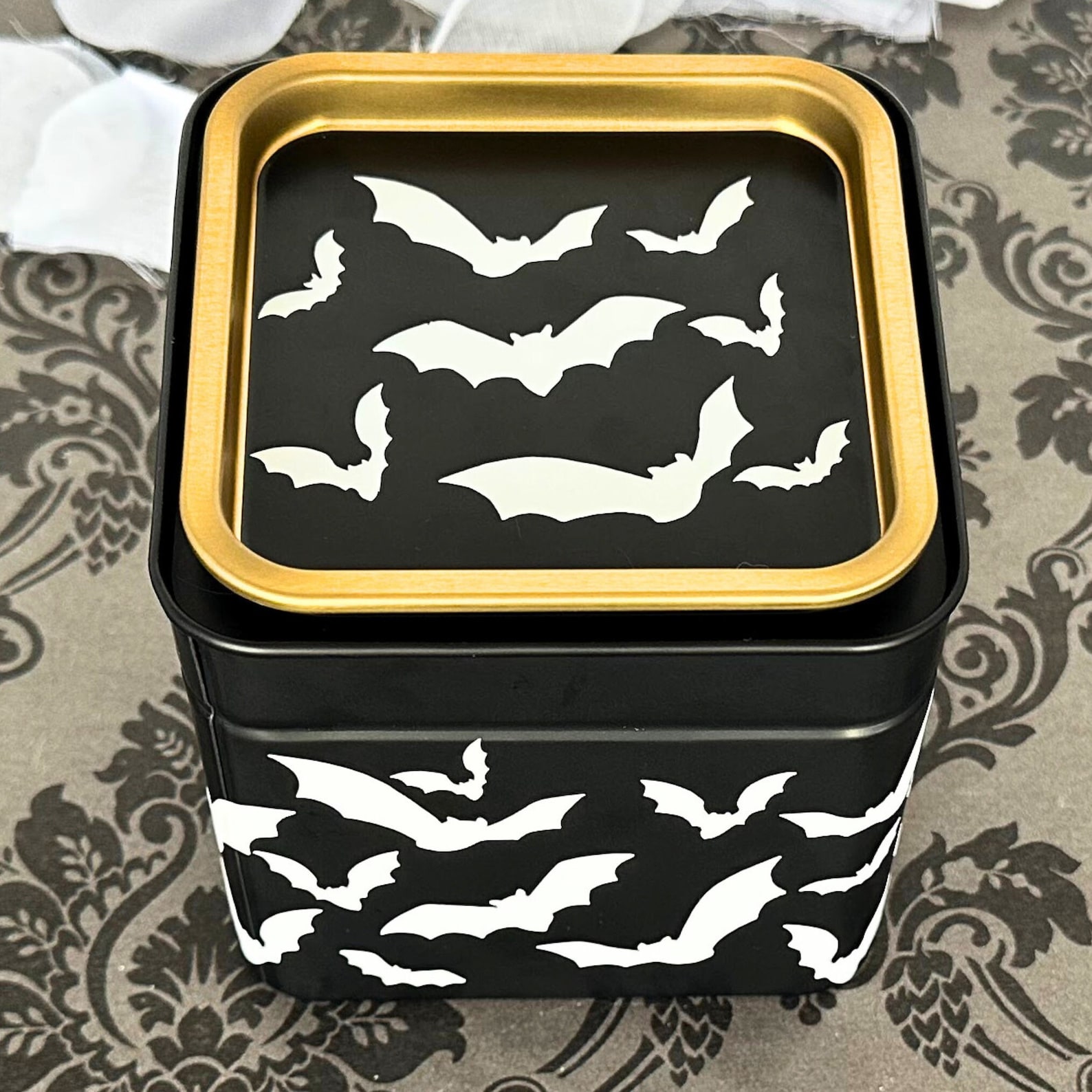 Goth Kitchen Storage Bats Storage Canister Gothic Kitchen - Etsy