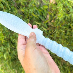 Selenite Crystal Dagger Crystal Sword Ritual Dagger Selenite Crystal ...
