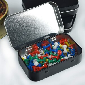 Witchy Trinket Box Goth Stash Box Small Storage Tin Pill Box Engraved ...