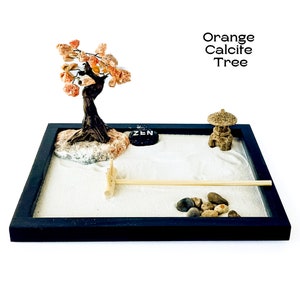 Desktop Zen Sand Garden Office Relaxation Kit Table Decorations Mini ...