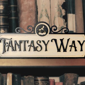 Spooky Library Sign Bookshelf Decor Gift for Horror Reader Vintage ...