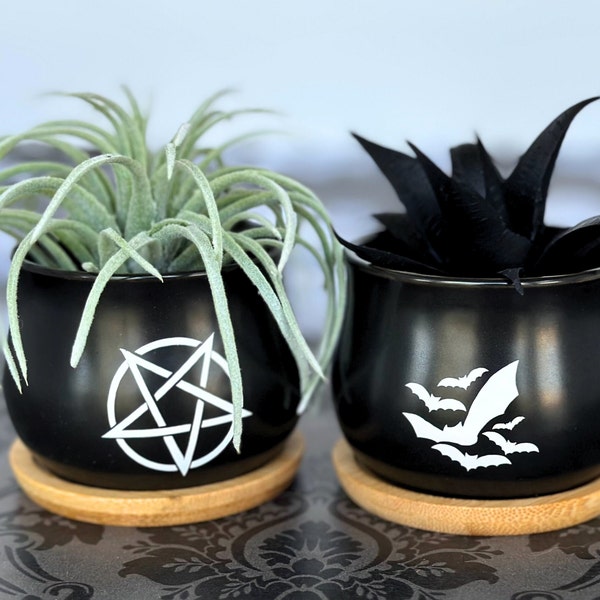Indoor Plant Pot Goth - Etsy