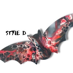 Hand Painted Bat Wall Decor: Gothic Halloween Home Decor - Etsy