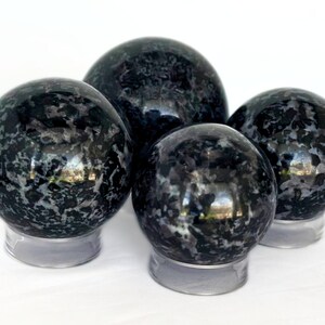 Merlinite Sphere Mystic Merlinite Indigo Gabbro Large Crystal Ball Rare ...