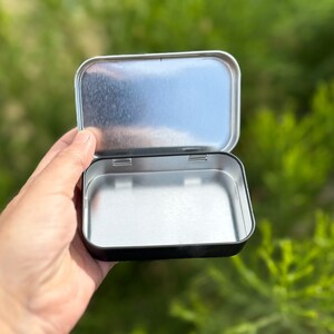 Witchy Trinket Box Goth Stash Box Small Storage Tin Pill Box Engraved ...