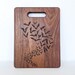 Goth Kitchen Decor Bats Laser Engraved Walnut Cutting Board Wooden ...
