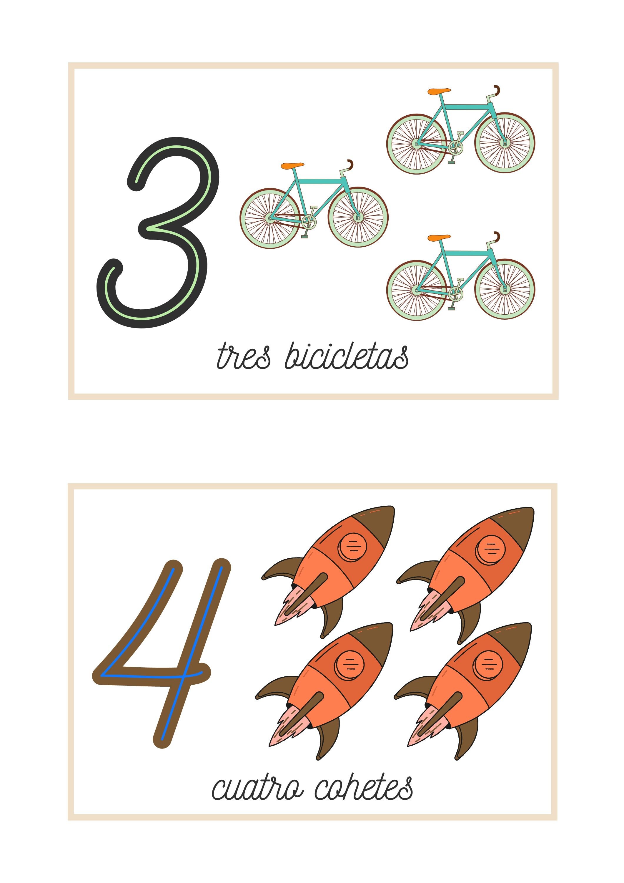 SPANISH Numbers Flashcards Educational Printable Flashcards - Etsy