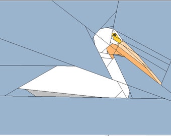 Wilson's Plover Foundation Paper Piecing Pattern FPP Pattern via Email ...