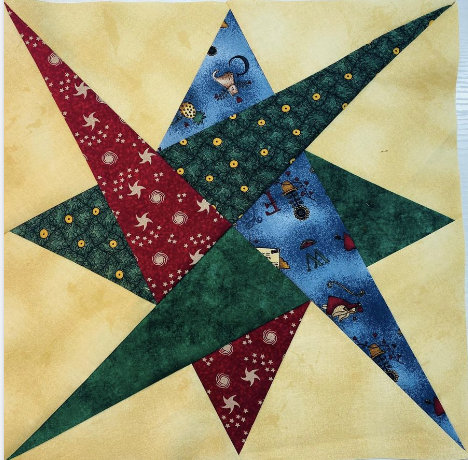 Starry Path Foundation Paper Pieced FPP Pattern - 12 Inch Finished ...