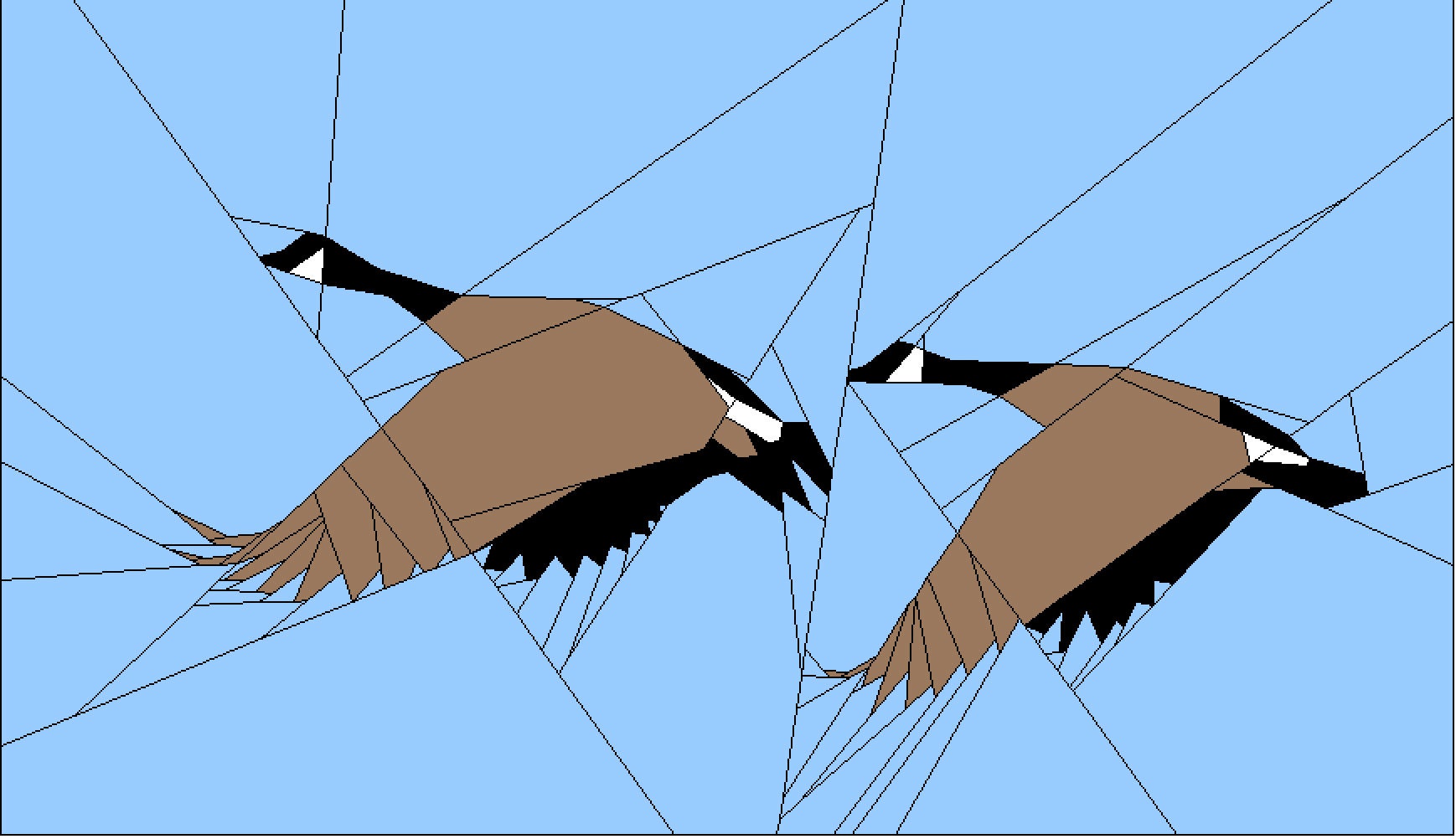 CANADA GEESE (advanced) Foundation Paper Pieced Pattern - Etsy