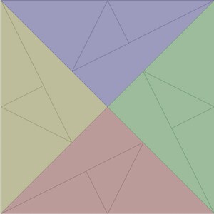 Starry Path Foundation Paper Pieced FPP Pattern - 12 Inch Finished ...