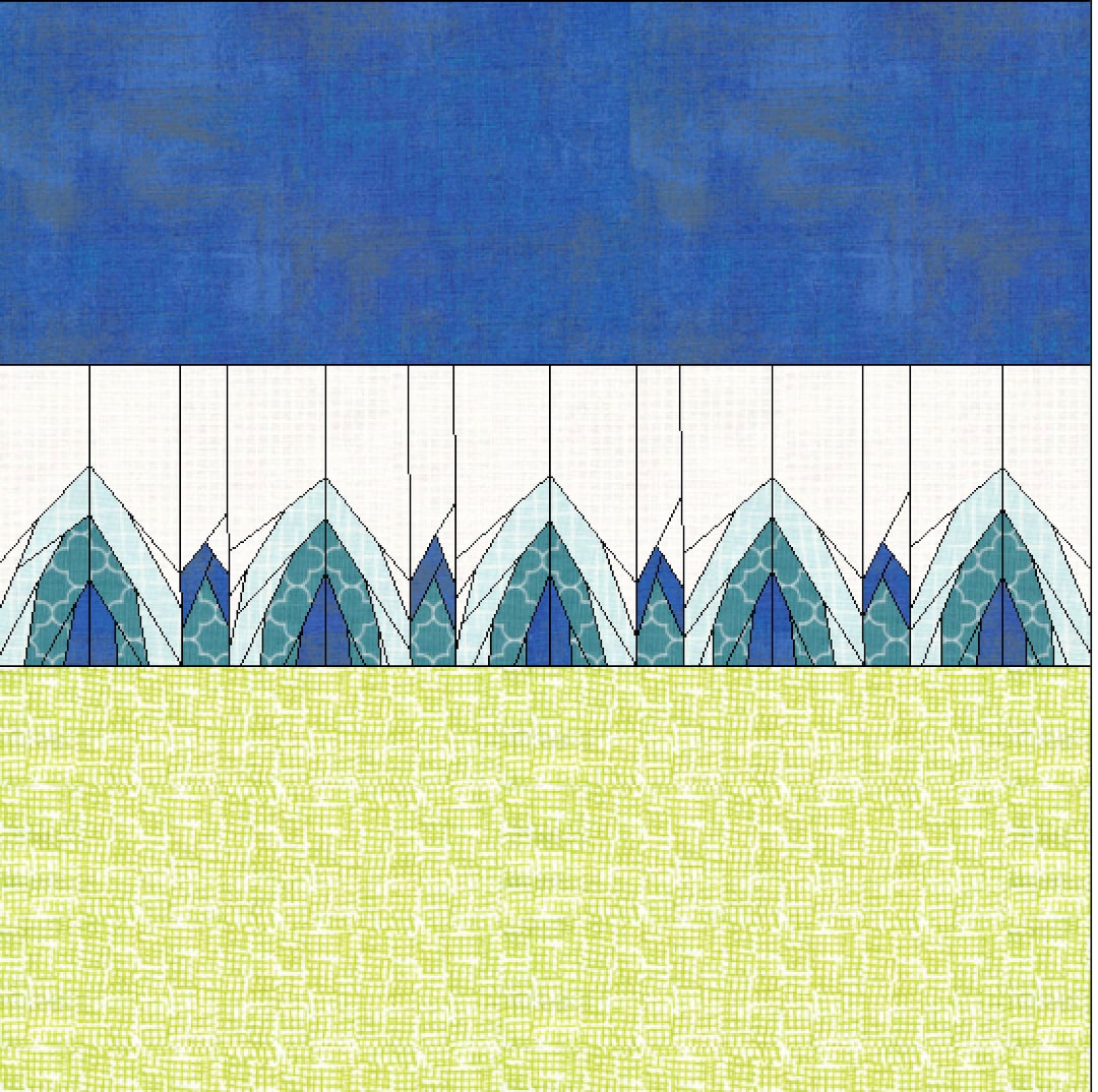 Architecture Arches - Foundation Paper Piecing FPP Pattern for Quilt ...