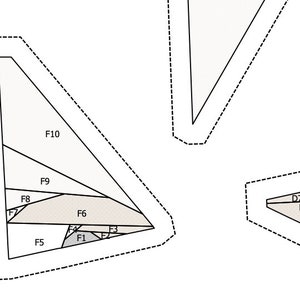 Wilson's Plover - Foundation Paper Piecing Pattern (FPP) - Pattern via ...