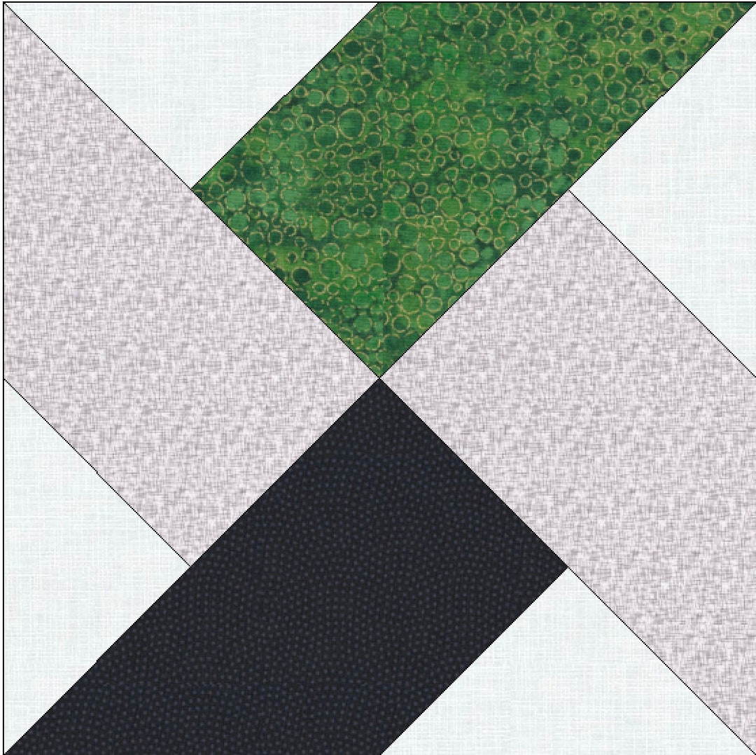 Twin Sisters - FPP Foundation Paper Pieced Pattern for Either 12 -or- 9 ...