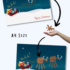120 Christmas Handprint, Fingerprint, Footprint Bundle. Gift for ...