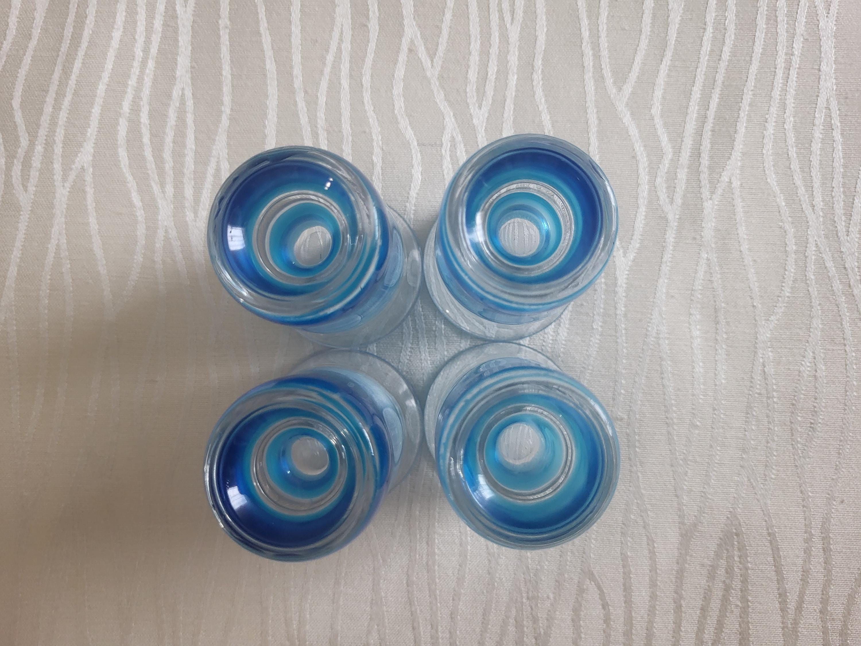 Ocean Wave Shot Glasses, Set of 2, 4 or 6, Unique & Handmade Gift ...