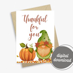 Fall Gnome Greeting Card Collection Bundle Fall, Holiday, Halloween ...