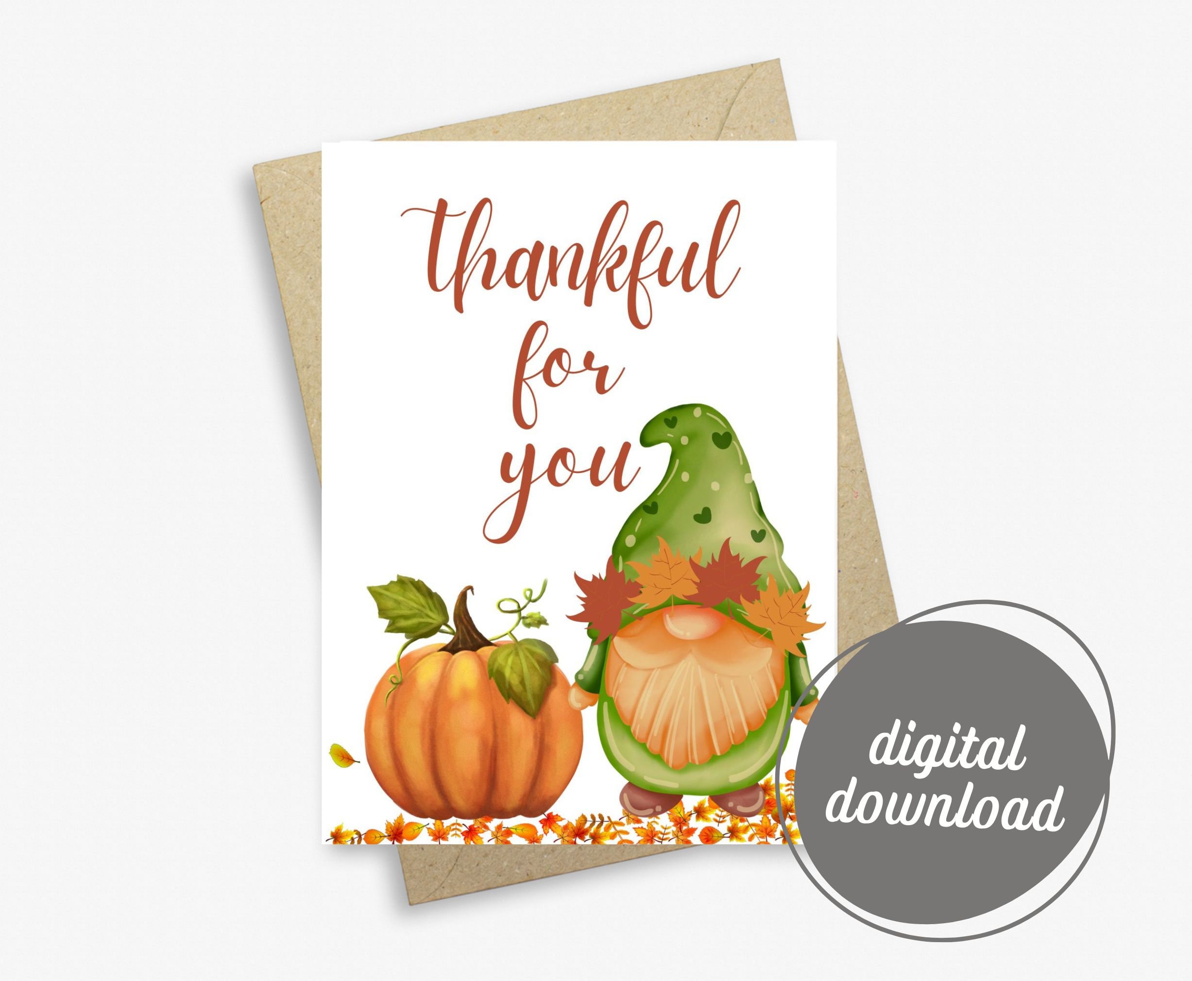 Fall Gnome Greeting Card Collection Bundle Fall, Holiday, Halloween ...