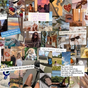 Digital Vision Board Summer Vibe Available for Laptop / Computer Screen ...